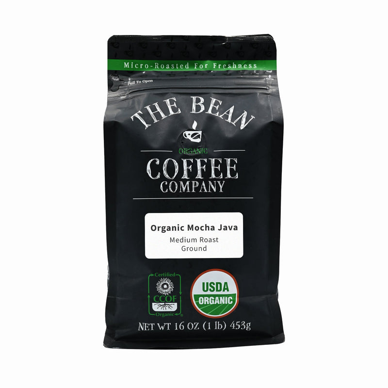 Organic Mocha Java Coffee - The Bean Coffee Company