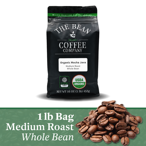 Organic Mocha Java Coffee - The Bean Coffee Company