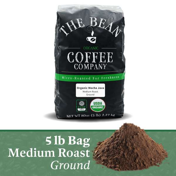Organic Mocha Java Coffee - The Bean Coffee Company