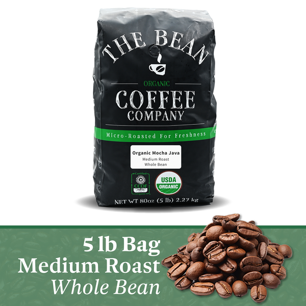 Organic Mocha Java Coffee - The Bean Coffee Company